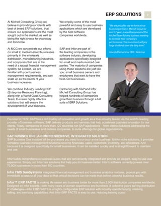 Michell Consulting Corporate Brochure | PDF | IT and Internet Support ...