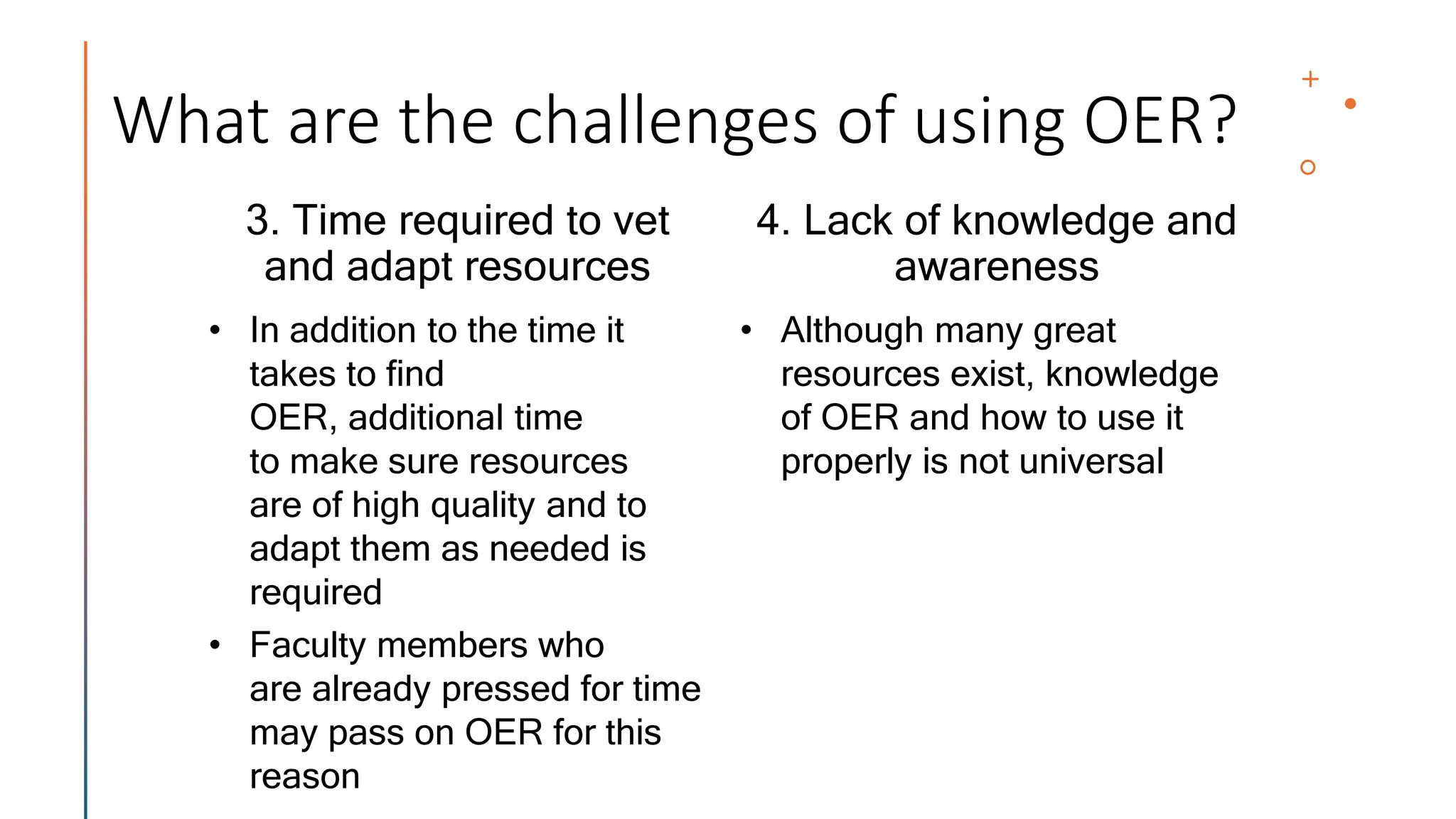 Benefits and Challenges of Open Educational Resources (OER) PPT | PPTX