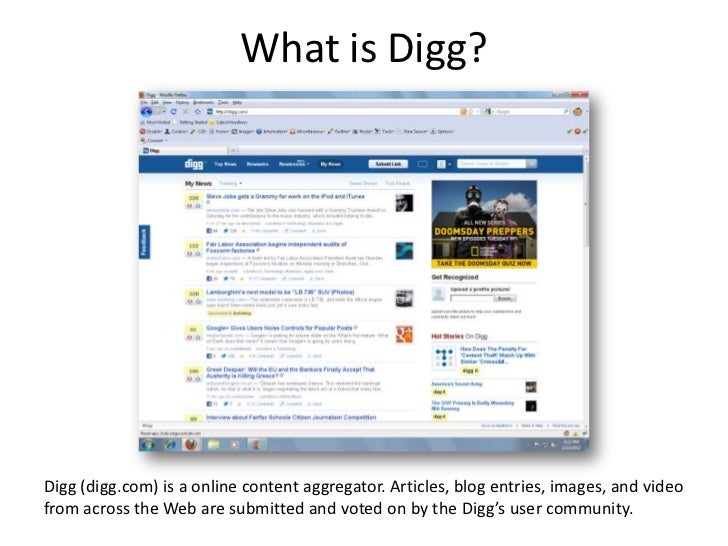 Using Digg