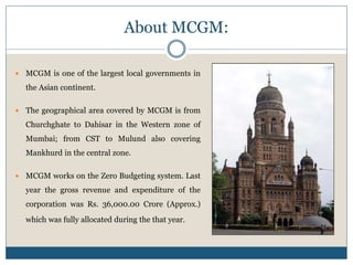 MCGM CONTRACTORS | PPTX