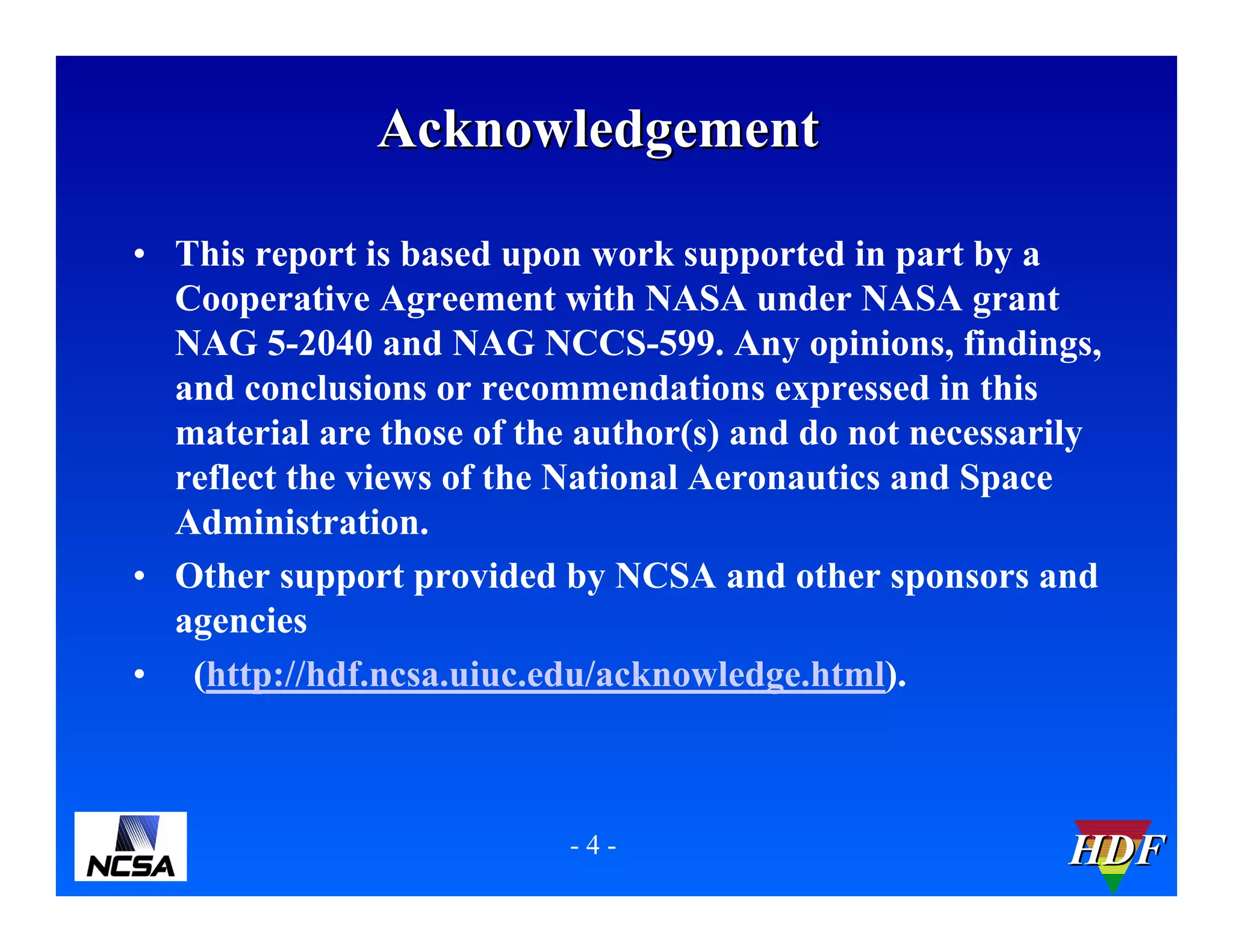 HDF5 High Level and Lite Libraries | PPT