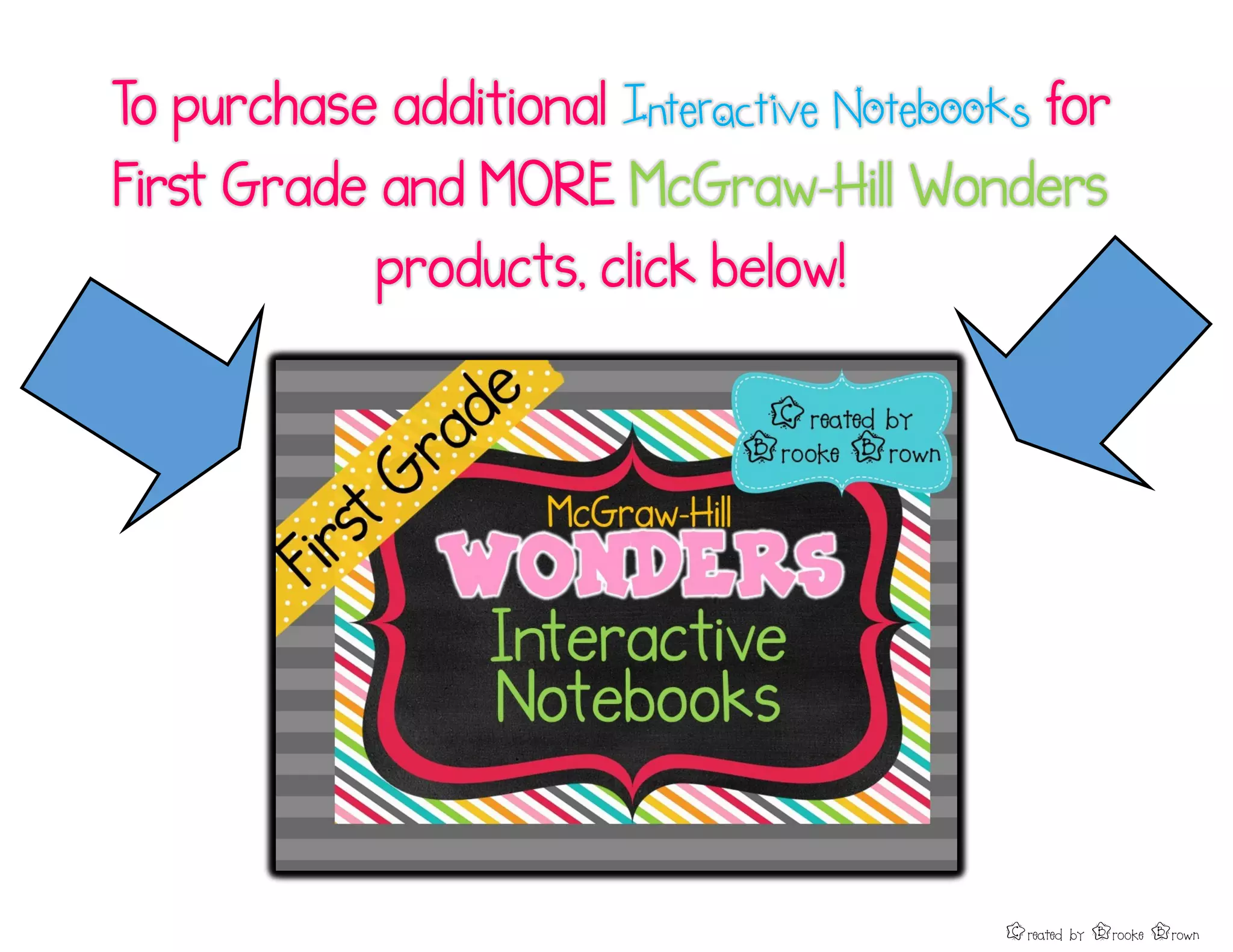 Mc grawhillwondersinteractivenotebookfreesample firstgrade | PDF