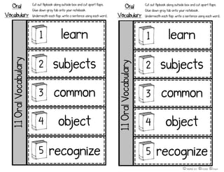 Mc grawhillwondersinteractivenotebookfreesample firstgrade | PDF