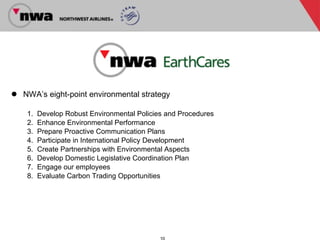 Aviation's Response to Climate Change: A Northwest Airlines Perspective ...