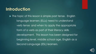 Mcguire_esl_502 ina_ u09a1_mini-lesson presentation | PPTX