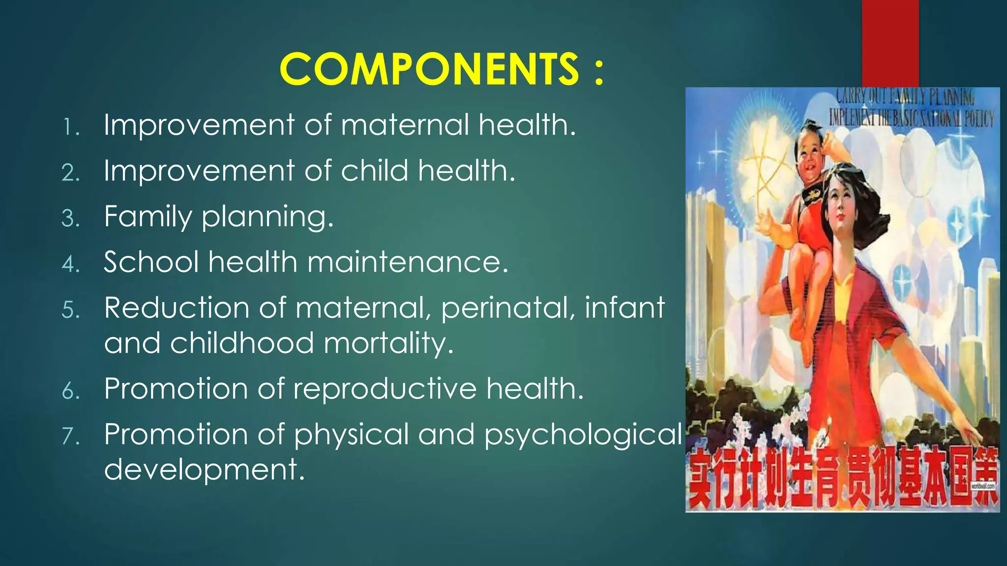 Maternal and child health | PPTX