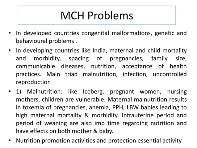 Mch introduction | PPT