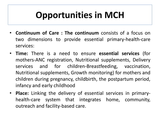 Mch introduction | PPT