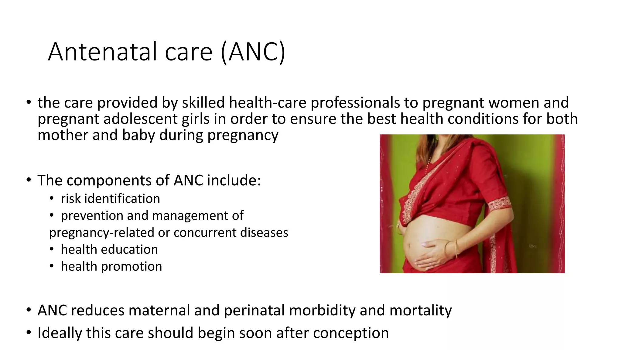 Mch2 ANTENATAL CARE/ PRENATAL CARE | PPTX
