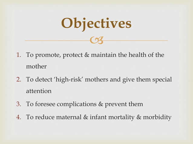 Antenatal & Postnatal Care | PPT