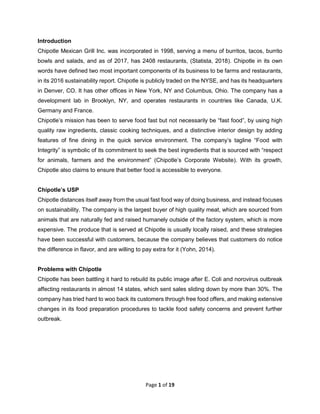 Chipotle _Brand Revitalization Strategy | PDF