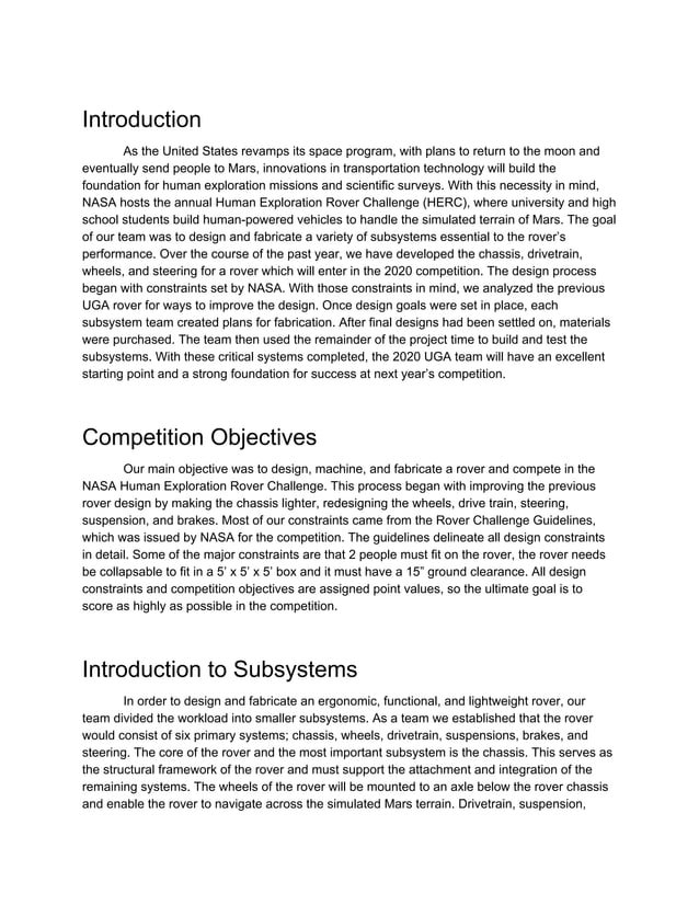 Capstone Design Final Report | PDF