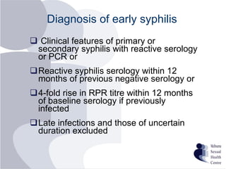 Screening for syphilis | PPT | Infectious Diseases | Diseases and ...