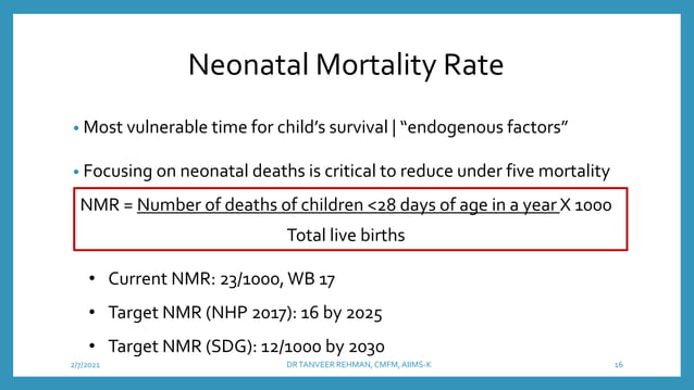 MCH Care Indicators | PPTX
