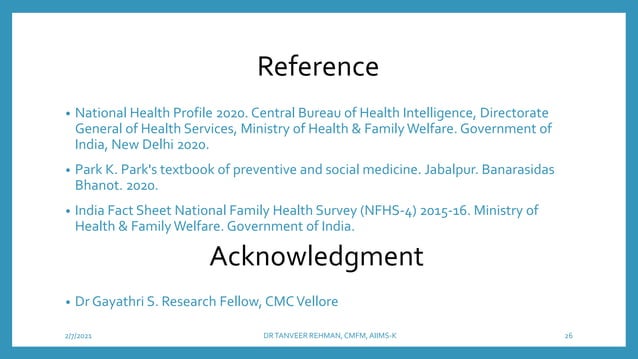 MCH Care Indicators | PPTX
