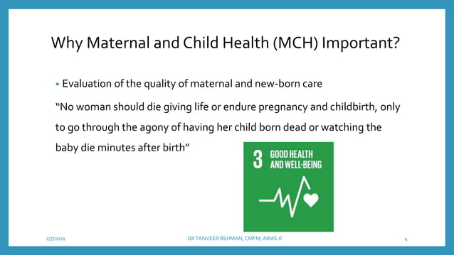 MCH Care Indicators | PPTX