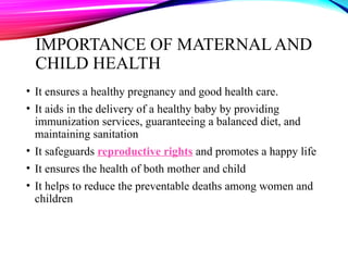 Maternal and neonatal Health Introduction.pptx