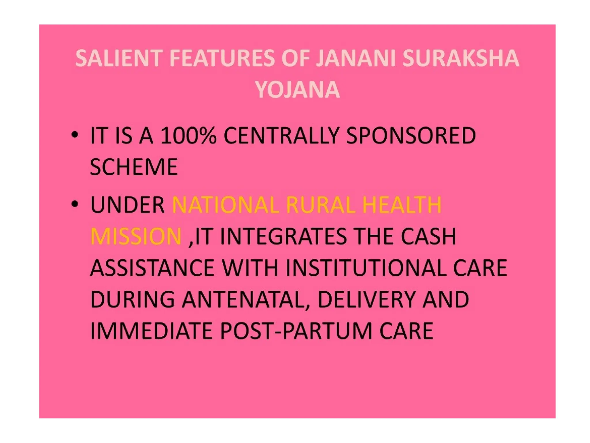 MCH programme 1.pptx Maternal and child health | PPT