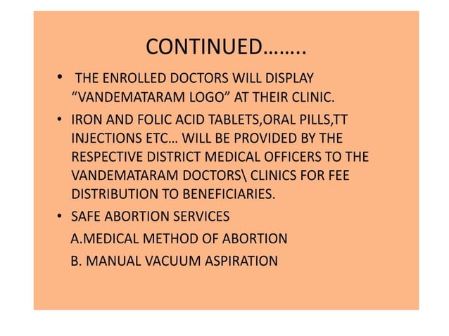 MCH programme 1.pptx Maternal and child health | PPTX | Pregnancy | Reproductive Health