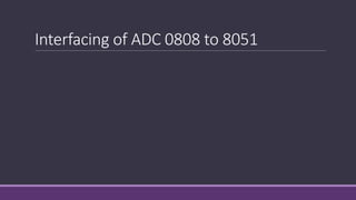 Analog to Digital Converters | PPTX