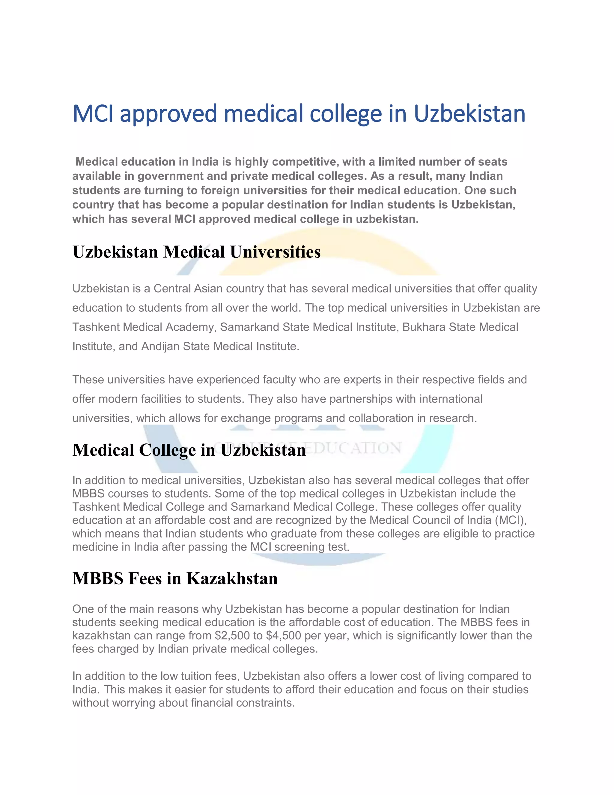 MCI approved medical college in Uzbekistan pdf.pdf