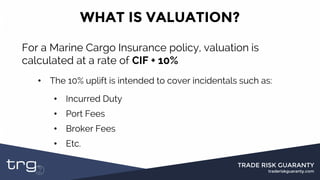 How Tariffs Affect Your Marine Cargo Insurance | PDF