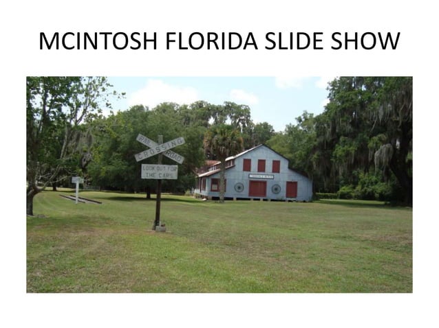 Mcintosh Florida Slide Show | PPT