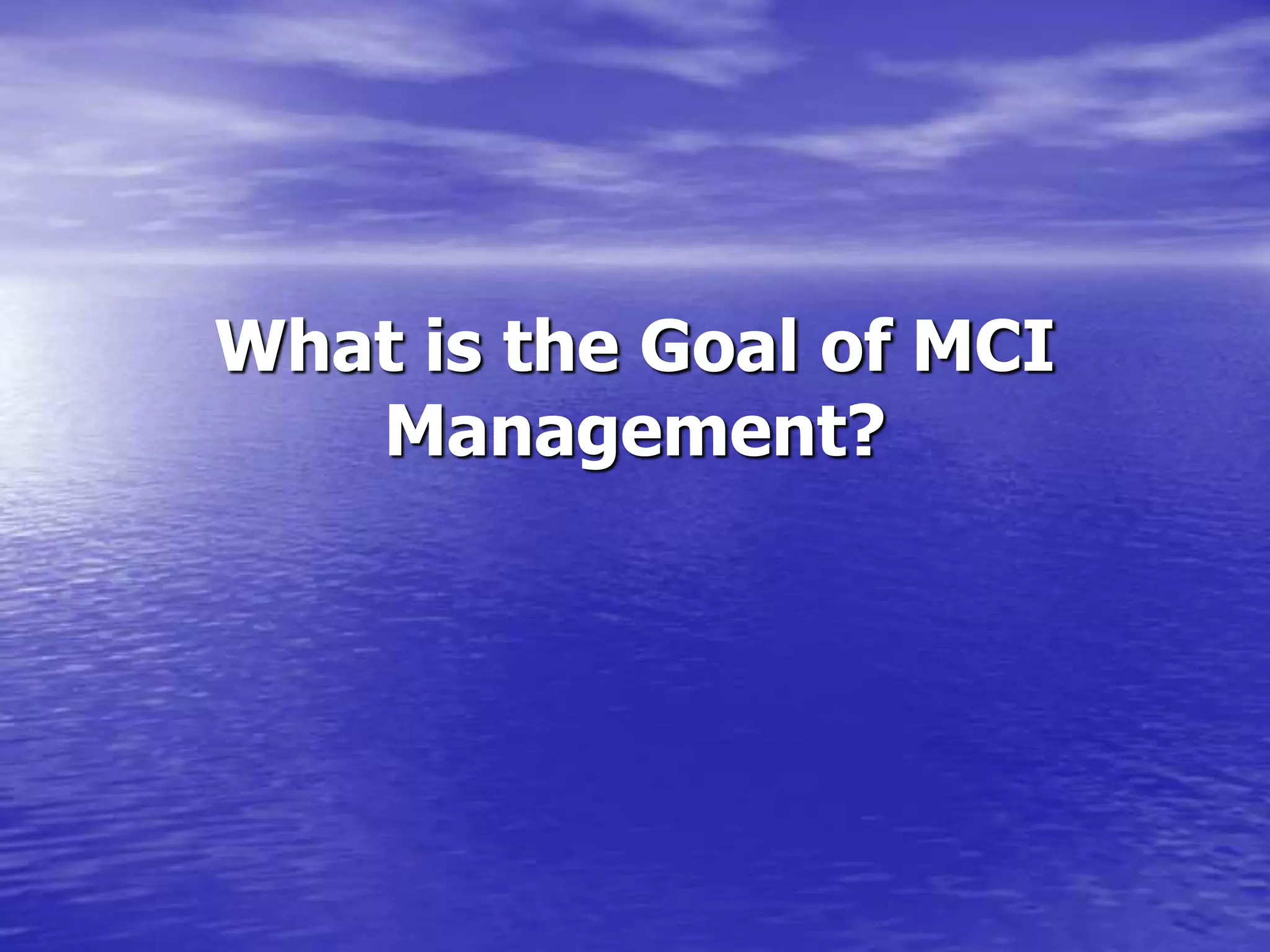 Mci smart triage | PPTX