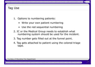 MCI Treatment Tag Overview | PDF