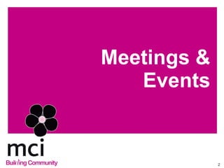 MCI - Meetings & Events Expertise | PPT