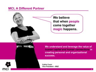 MCI - Meetings & Events Expertise | PPT