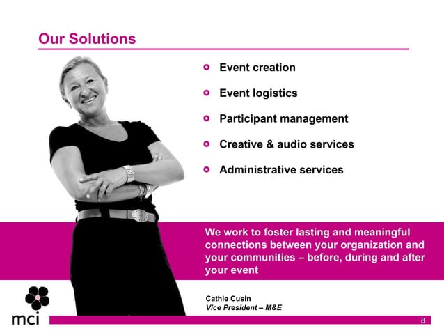 MCI - Meetings & Events Expertise | PPT