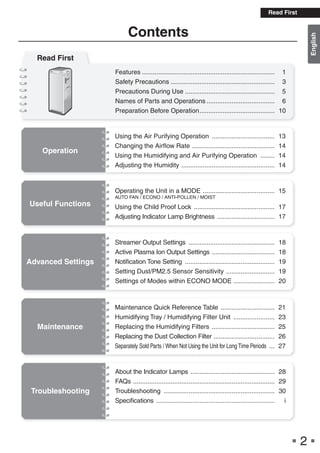 May loc khong khi Daikin MCK55TVM6 | PDF