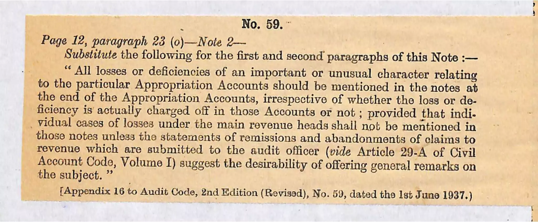 Audit Code, Appendix 16, Second Edition (Revised) 1934 | PDF