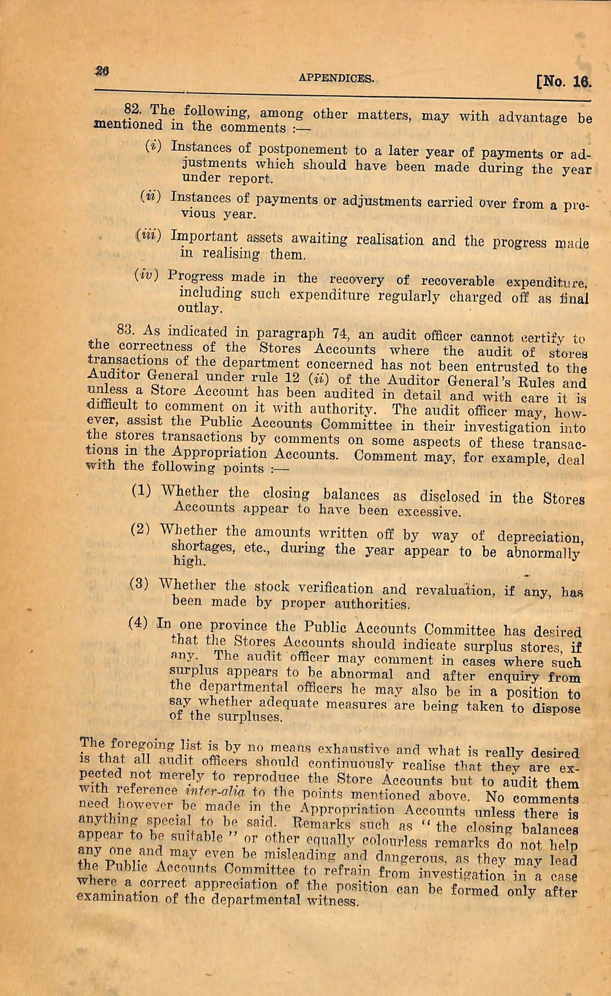 Audit Code, Appendix 16, Second Edition (Revised) 1934 | PDF