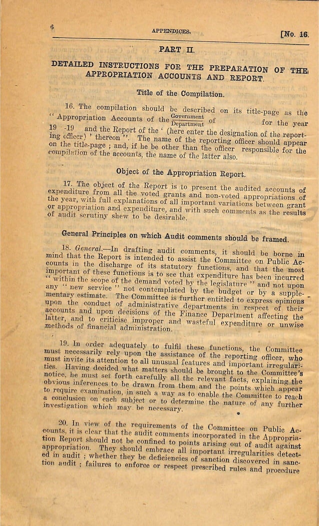 Audit Code, Appendix 16, Second Edition (Revised) 1934 | PDF