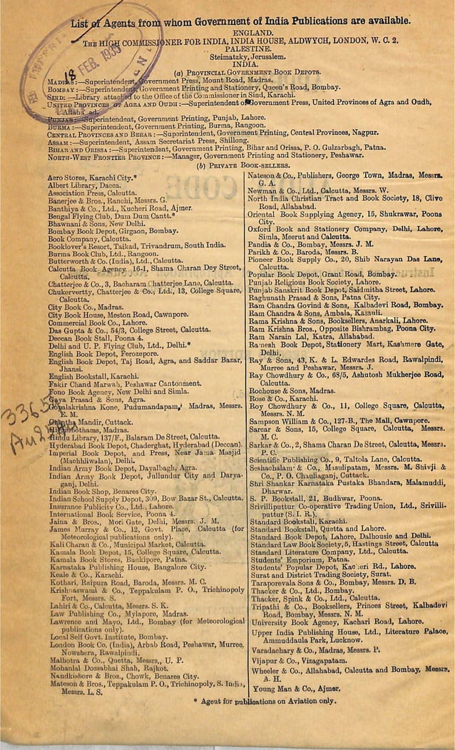 Audit Code, Appendix 16, Second Edition (Revised) 1934 | PDF