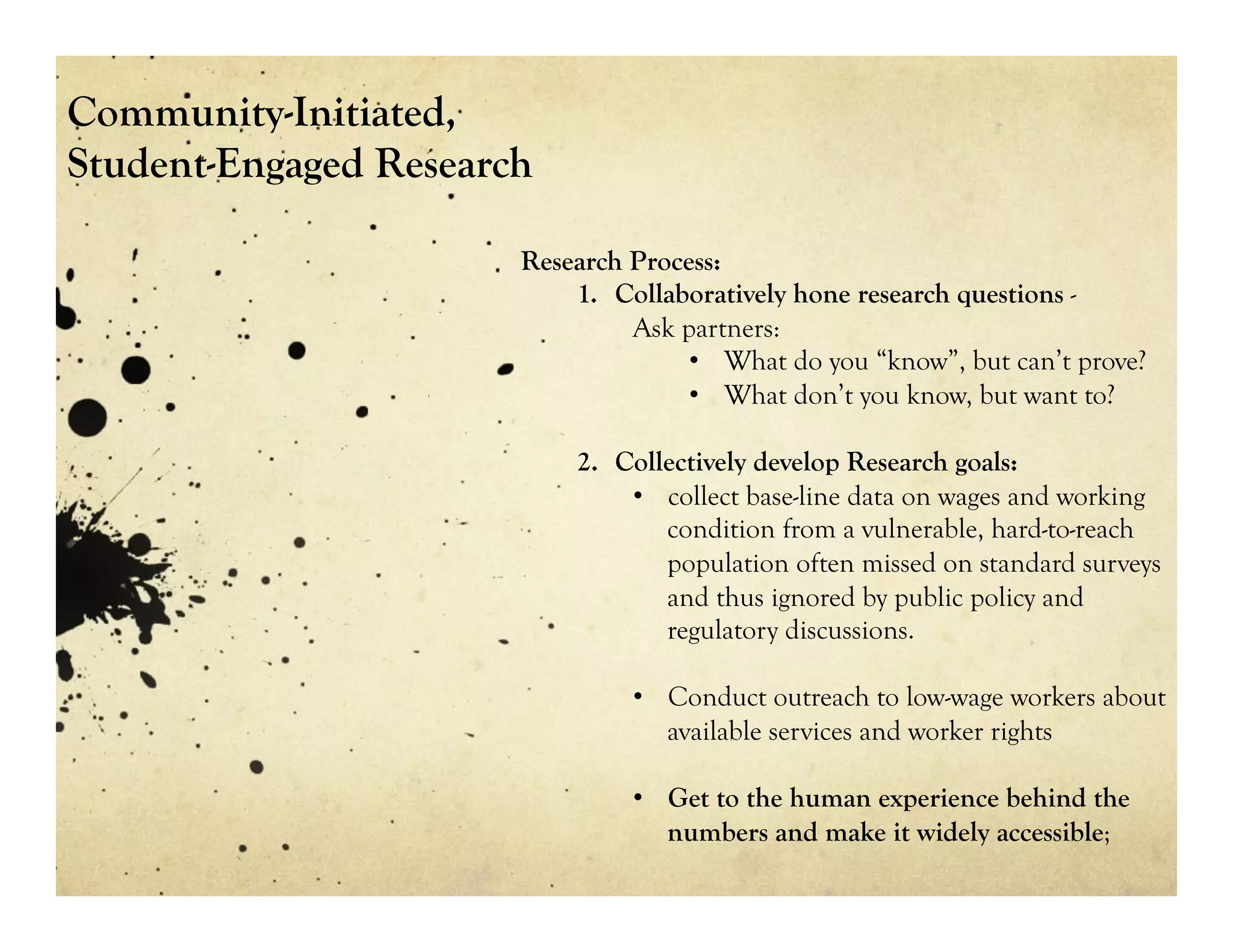 The Spectrum of Community-Based Action Research | PDF