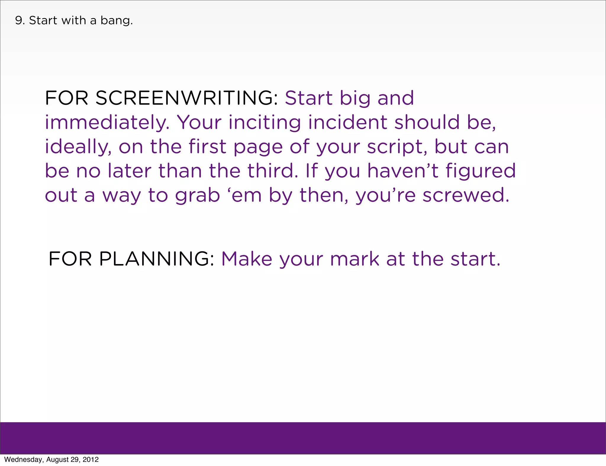 McKee's 10 Commandments of Story, and why they matter for Brand ...