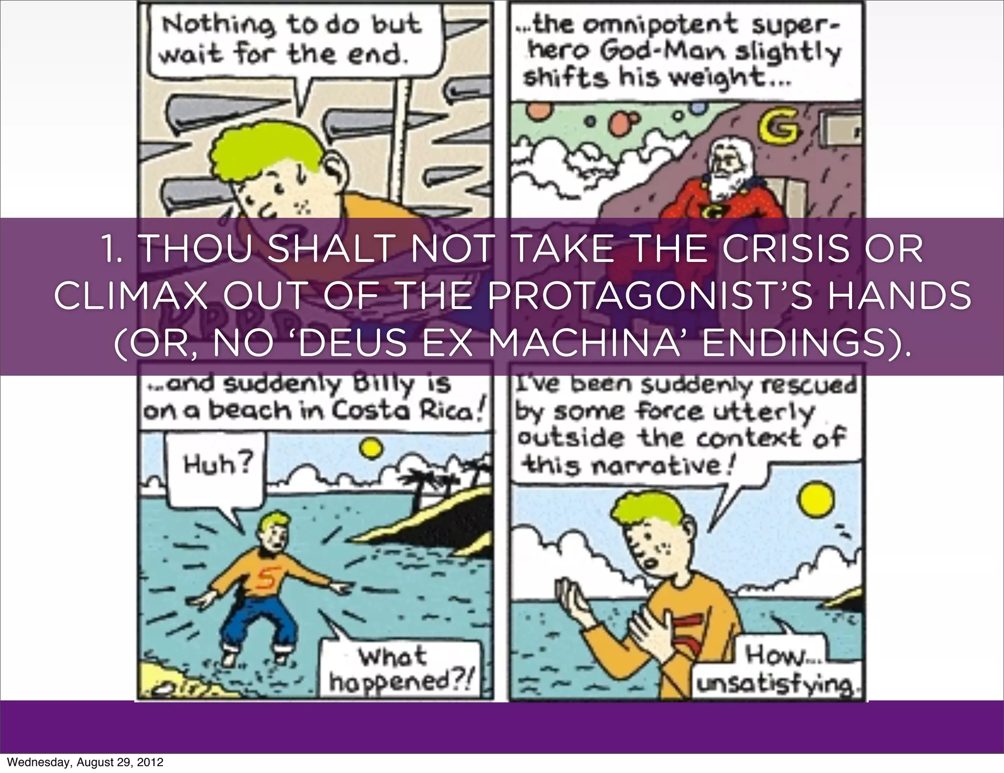 McKee's 10 Commandments of Story, and why they matter for Brand ...