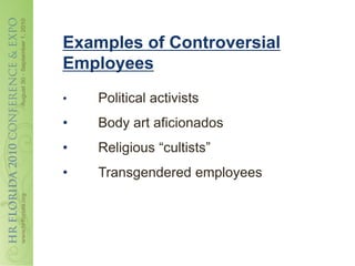 Mc Kenna - The Legal Limits of Tolerance: Managing Controversial ...