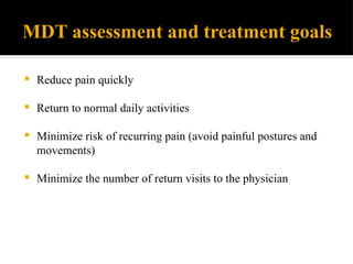 Mckenzie concept manual therapy in physiotherapy | PPTX