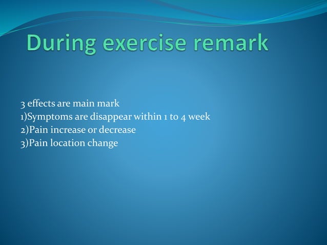 Mckenzie exercise | PPTX