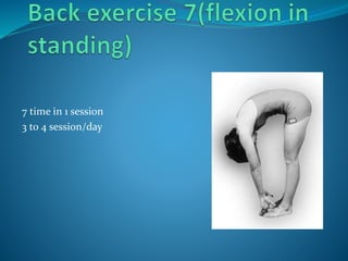 Mckenzie exercise | PPTX