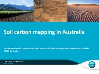 Soil Carbon Mapping in Australia | PPT