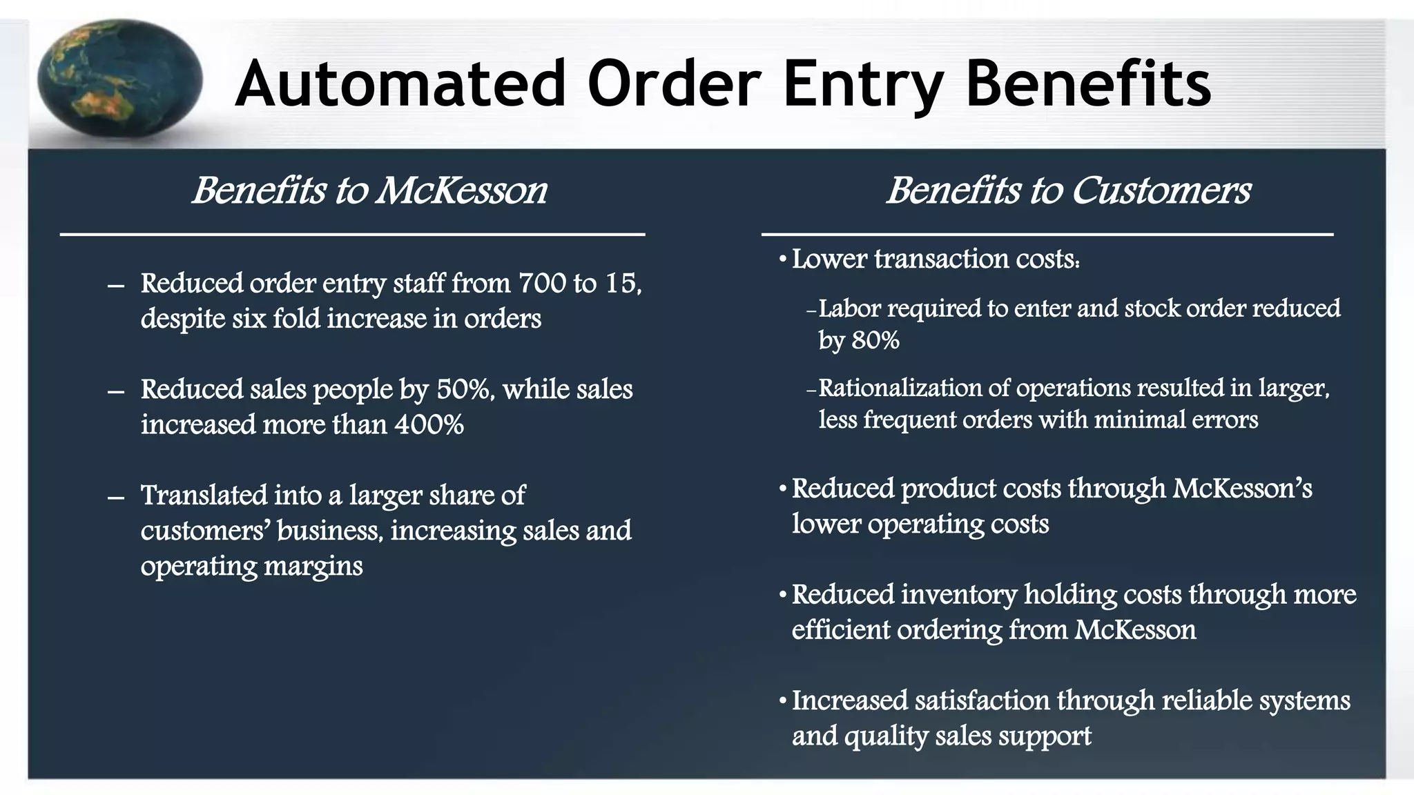 McKesson - Business Process Redesign | PPTX