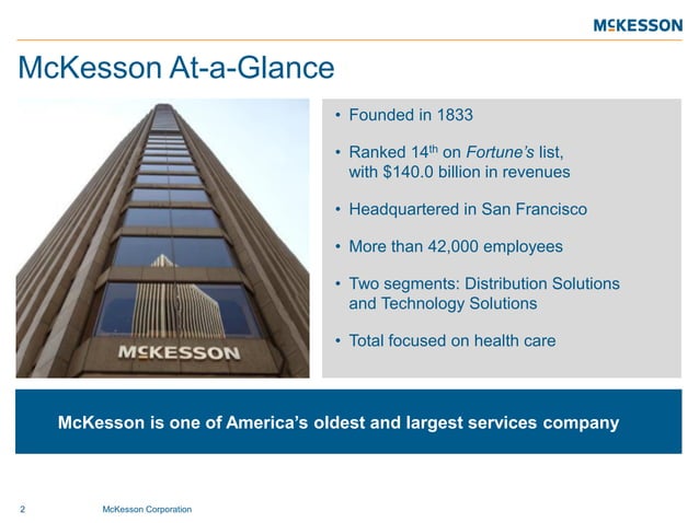 Case Study: McKesson | PPT