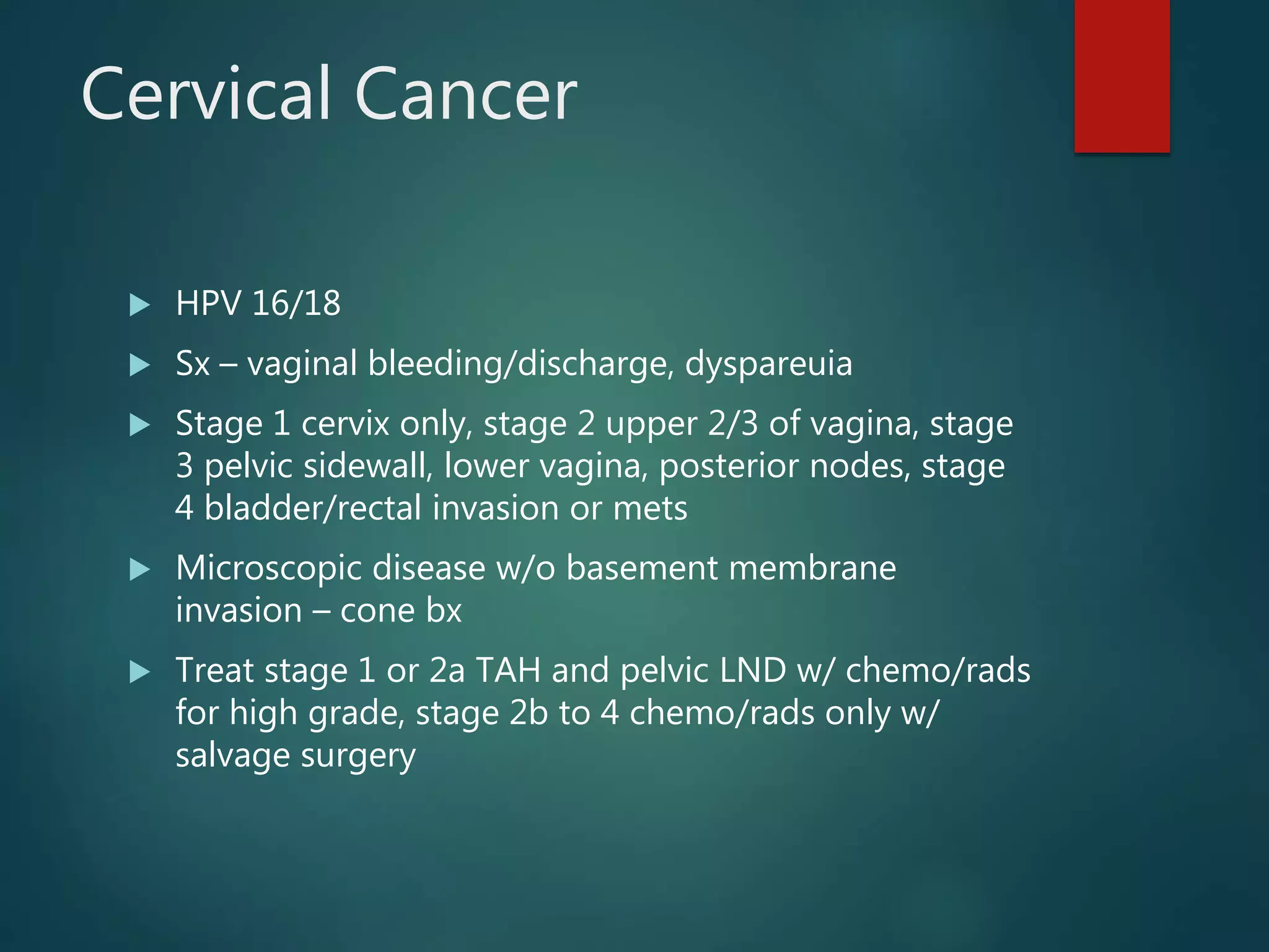 Obgyn ABSITE review | PPTX