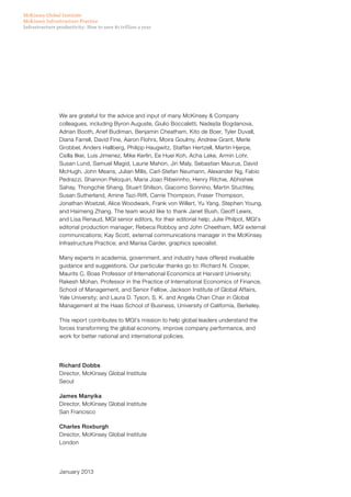 McKinsey - Infrastructure - Jan 2013 | PDF