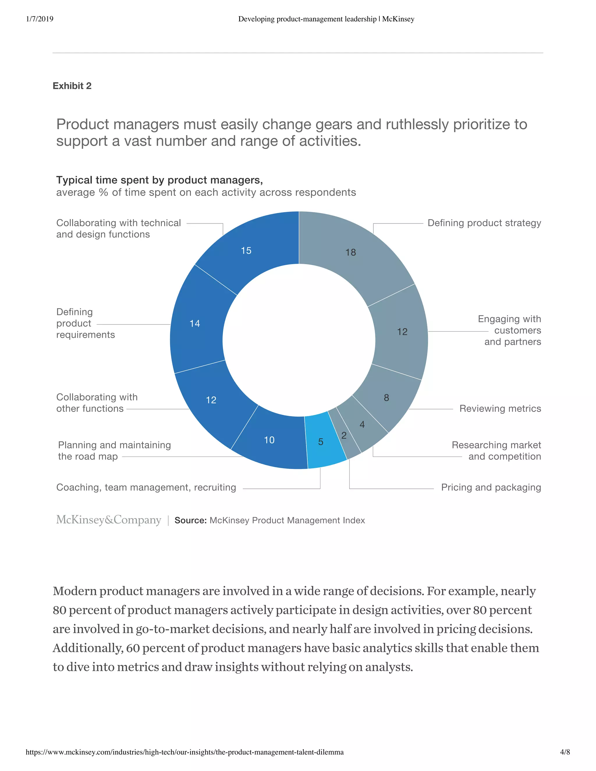 McKinsey's Assessment on PM Careers | PDF